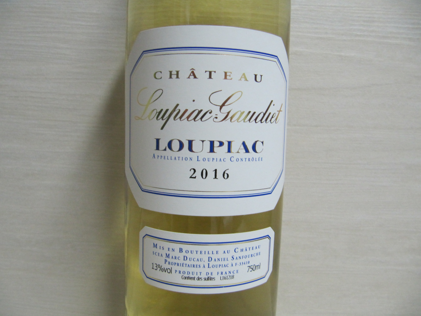 Château Loupiac Gaudiet 2016 - Le Vin Quotidien